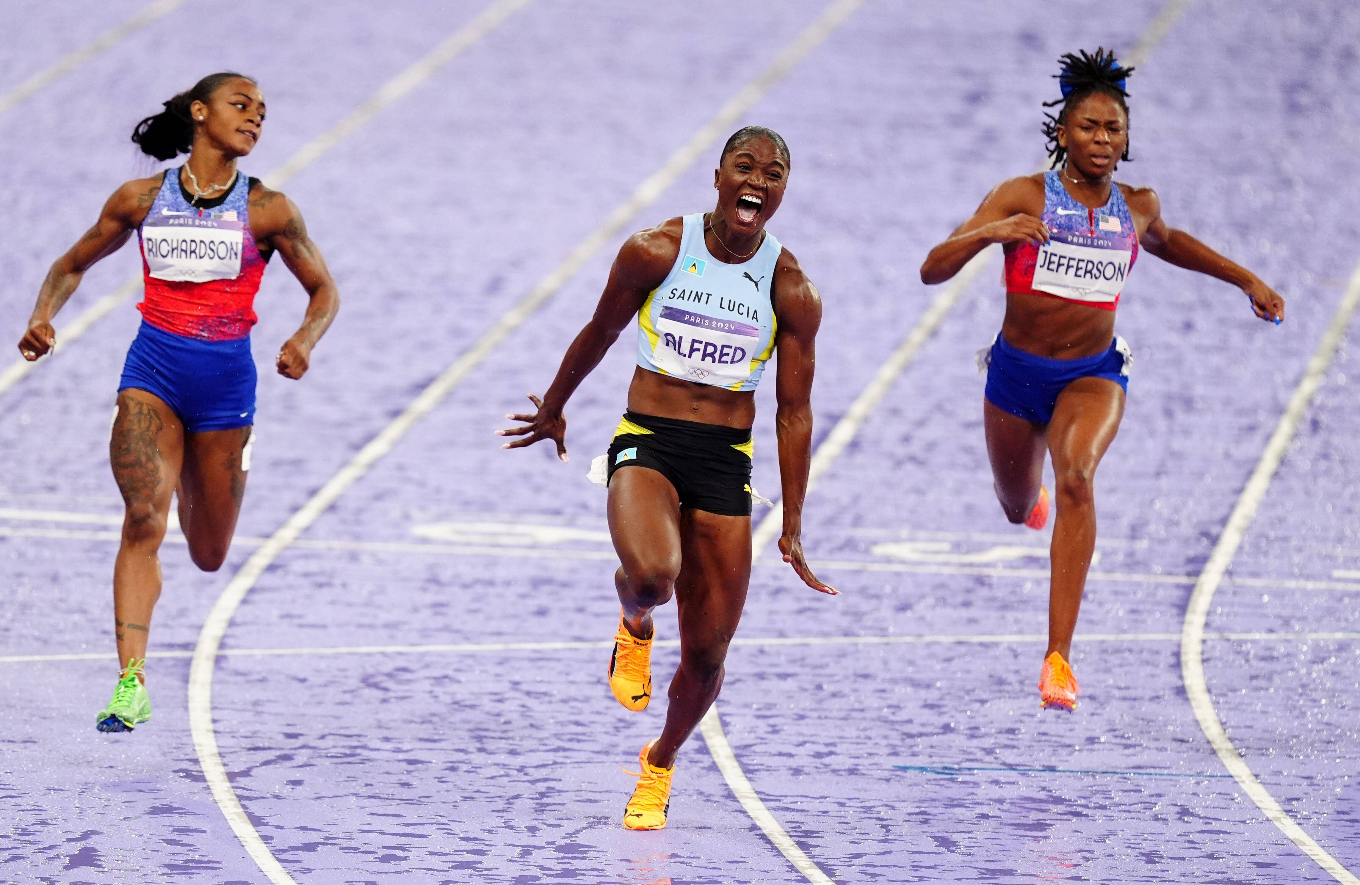 Julien Alfred Wins 100 Meters for St. Lucia’s First Olympic Medal - All ...